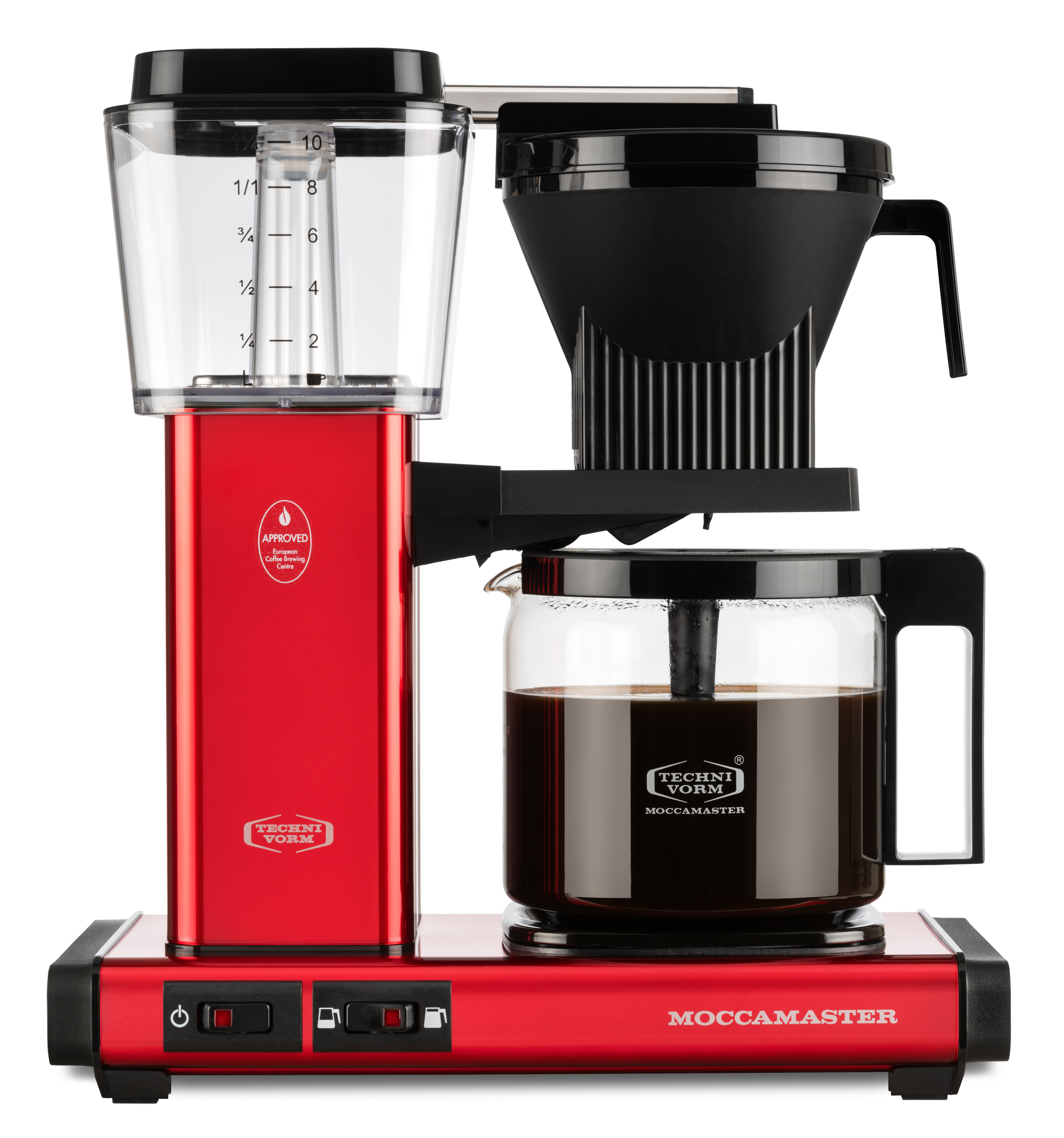 Kaffebryggare 1,25 liter Moccamaster Optio red metallic - Electrolux Home